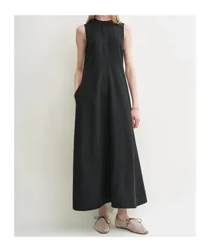 TOTEME Sleeveless Crew Neck Maxi Dress