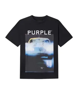 Purple Brand Pattern T-shirts For Men