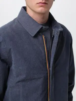 K-WAY Corduroy Jacket With Turn-down Collar And Buttoned Cuffs