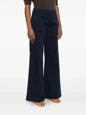 Aspesi Wide-leg Tailored Trousers - Black