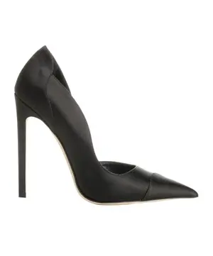 JIMMY CHOO Brigitte 120 Satin Stiletto Pumps - Black