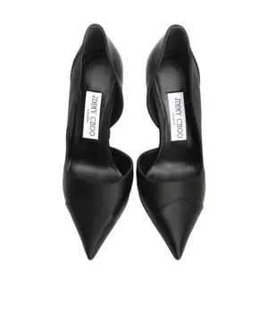 JIMMY CHOO Brigitte 120 Satin Stiletto Pumps - Black