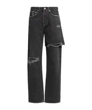 AGOLDE Amryn Mid-rise Straight Leg Jeans - Black