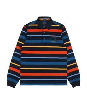 PAUL  SHARK Striped Long-sleeved Polo Shirt