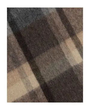 FERRAGAMO Checkered Detail Scarf