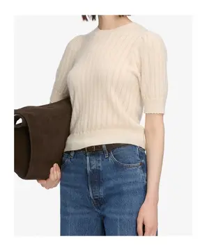 FRAME Short Sleeve Crewneck Jumper