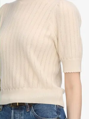 FRAME Short Sleeve Crewneck Jumper