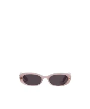 Dior Oval Full Rim Sunglasses - Black