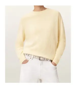 ALLSAINTS Rebel Knit Top - Hay Yellow