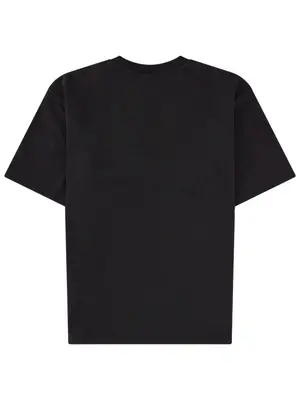 GANNI Embroidered Logo T-shirt - Phantom