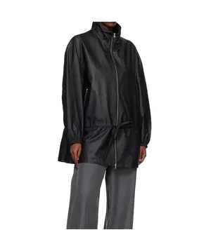 Alexander Wang Waist Bonded Leather Jacket