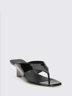 STUART WEITZMAN Vinnie Wedge Thong 50 - Black
