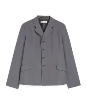JIL SANDER Jacket 109 Single-breasted Blazer - Shadow