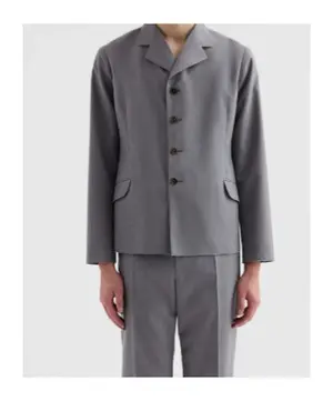 JIL SANDER Jacket 109 Single-breasted Blazer - Shadow