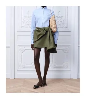 Dior Wing-collar Blouse With Concealed Front Closure