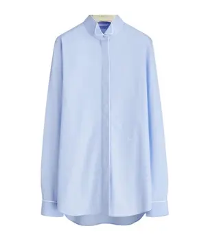 DIOR Dior Wing-Collar Blouse With Concealed Front Closure