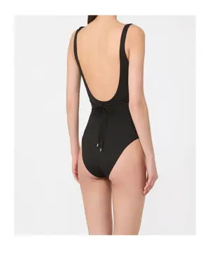Max Mara Backless One-piece Swimsuit - Black