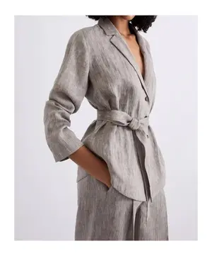 Marella Long-sleeved Belted Jacket