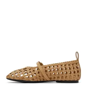 RAG  BONE Rag & Bone Woven Mary Jane Faux Leather Flats