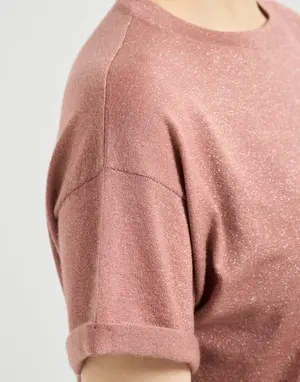 Brunello Cucinelli Short-sleeved Crewneck T-shirt - Pink