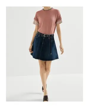 Brunello Cucinelli Short-sleeved Crewneck T-shirt - Pink