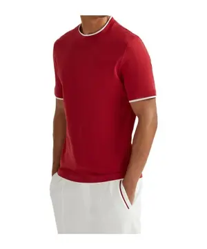 Brunello Cucinelli Faux-layered T-shirt