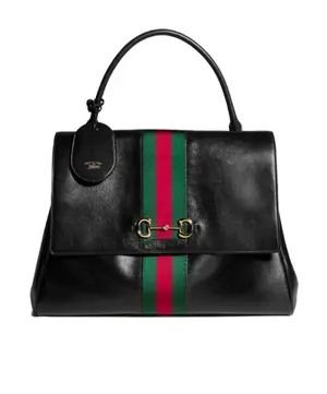 Gucci Paparazzo Large Top Handle Bag - Black