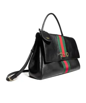 Gucci Paparazzo Large Top Handle Bag - Black