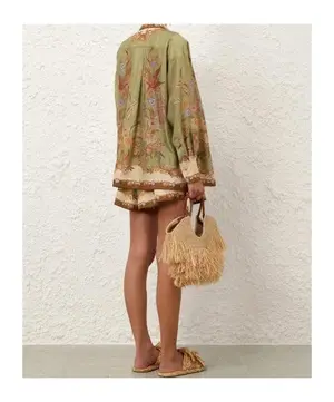 Zimmermann Indra Relaxed Drawstring Shorts - No
