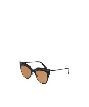 Bottega Veneta Cat Eye Logo Detail Sunglasses - Nude