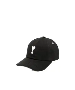 Ami Logo Baseball Cap - Black