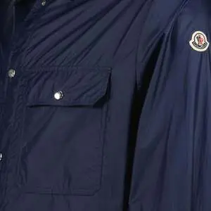Moncler Collared Long-sleeve Shirt
