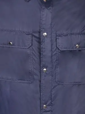 Moncler Collared Long-sleeve Shirt