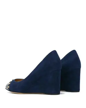 FERRAGAMO Wedge Heels With Chain Detailing