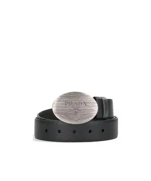 Prada Buckle Belt - Black