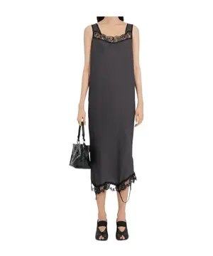 MAISON MARGIELA Mirrored Lace Slip Dress
