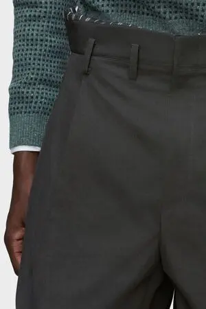 MAISON MARGIELA Pleated Tailored Shorts - Dark Grey