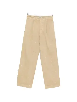 Auralee Paint-splatter Straight Leg Pants - No