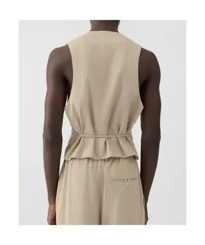 Jacquemus Belted Sleeveless Blazer