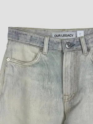 Our Legacy Distressed Wide-leg Jeans