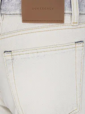 Our Legacy Distressed Wide-leg Jeans