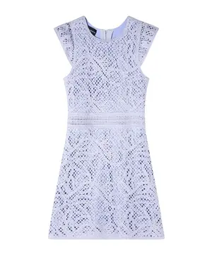 Emporio Armani Round Neck Short Sleeve Dress