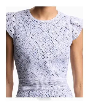 Emporio Armani Round Neck Short Sleeve Dress