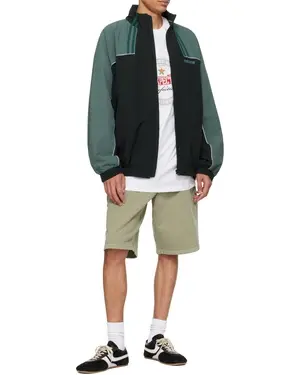 Martine Rose Embroidered Zip-up Jacket - Blk