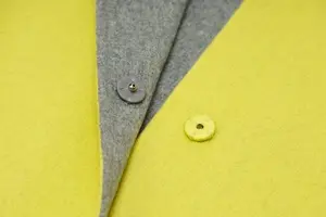 Max Mara Logo Round-neck Coat - Yellow