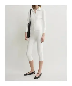 TOTEME Capri Knit Cropped Leggings