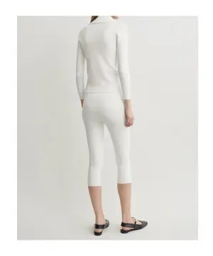 TOTEME Capri Knit Cropped Leggings