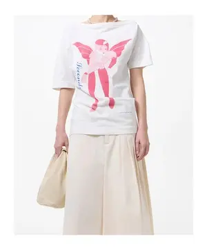 Our Legacy Slant T-shirt In Cotton Jersey - No