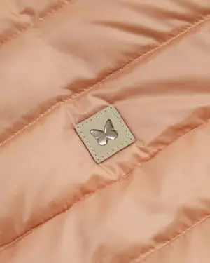 Max Mara Puffer Vest With Logo Detail - Pink