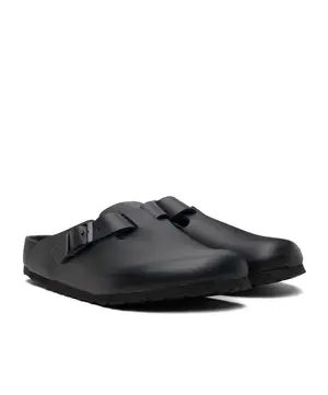 BIRKENSTOCK Boston Slip-on Loafers - Black